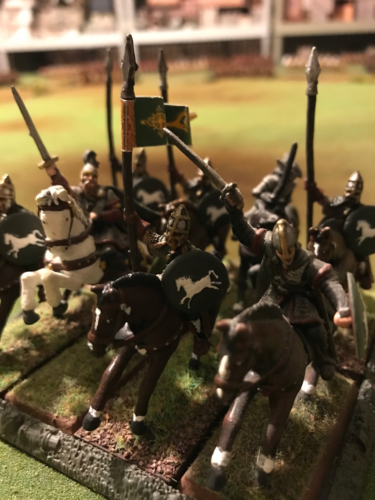 Tides of War: Paint Bench: 28mm Rohan Infantry and Cavalry (Lord of the ...