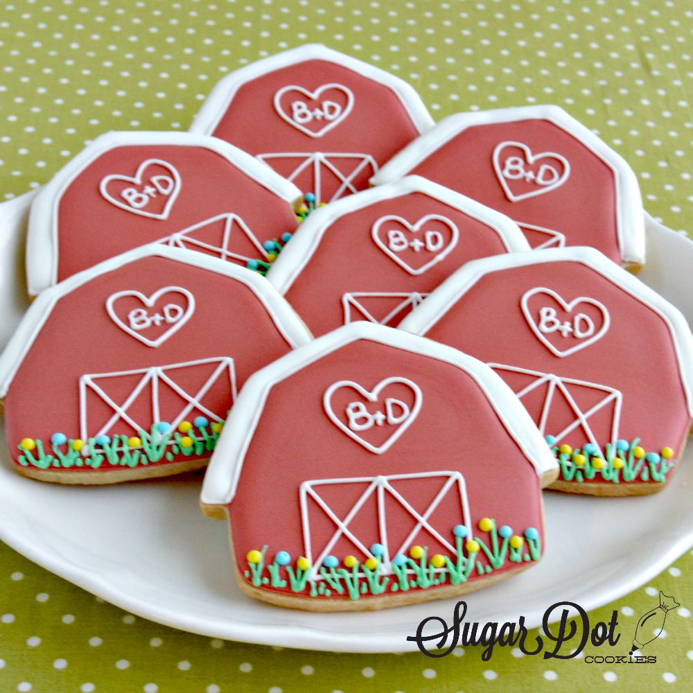 These cookies were made for a bridal shower. The wedding is to take ...
