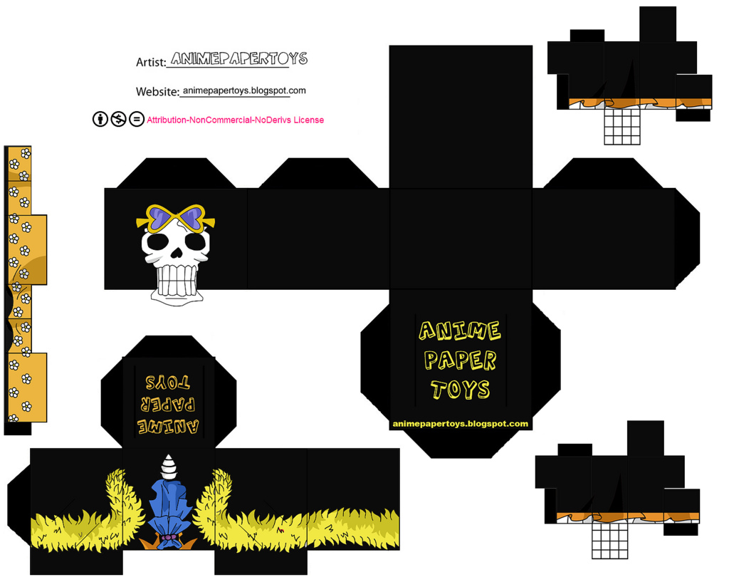 ILuvpapercraft: PaperCraft Onepiece Brook