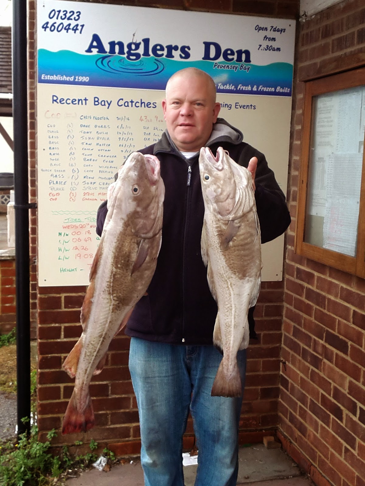 Sussex Sea Angling with Anglers Den Sussex: Night Fishing for Cod ...