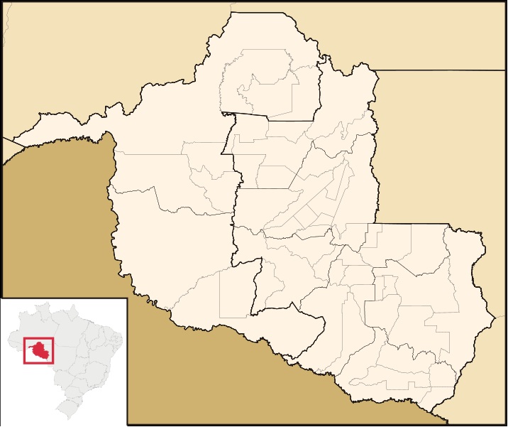 Professora Telma Geografia: Mapa Mudo de Rondônia
