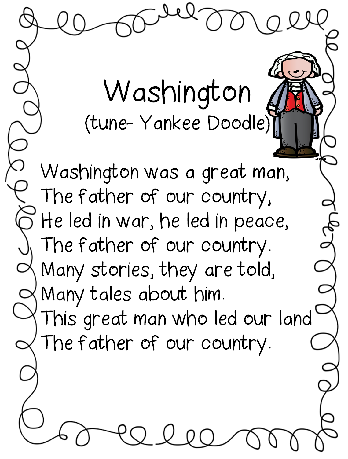 First Grade Wow: Historical Figures, George and Abe