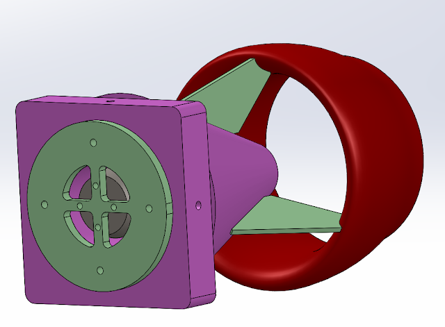 RoboGoby – ROV/AUV Submersible: Rear Thruster v2.0 – CAD Model