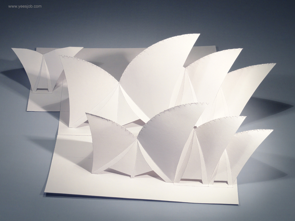 The Kingdom of Origami Architecture: The Sydney Opera House Pop up ...