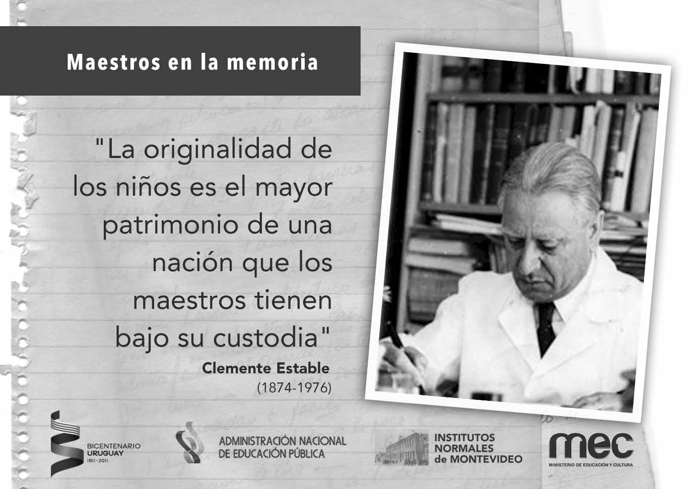 Clemente Estable: El Plan