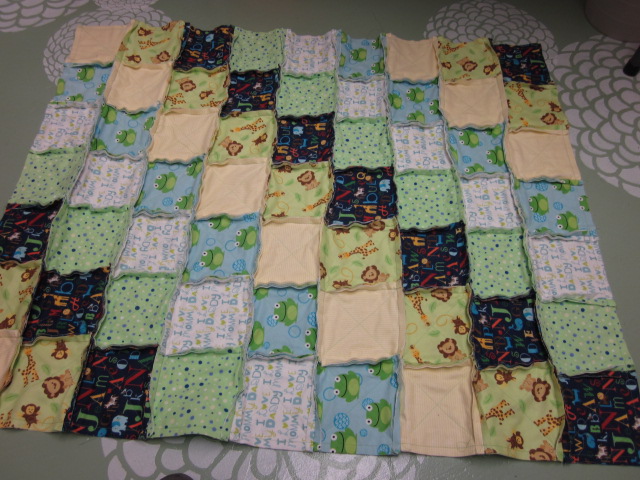 Passionate Quilter: Baby Rag Quilt Tutorial