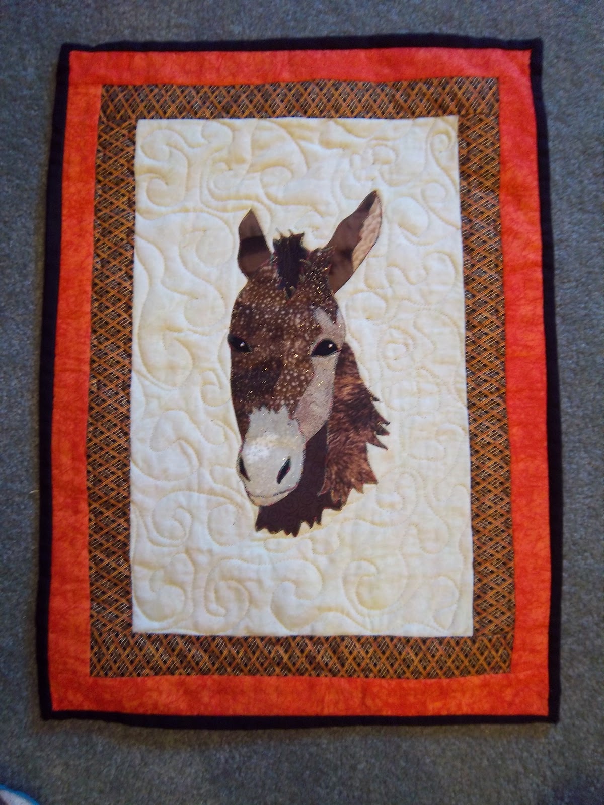 Cowgirl Quilt Designs Blog: Mule Quilt Pattern now available