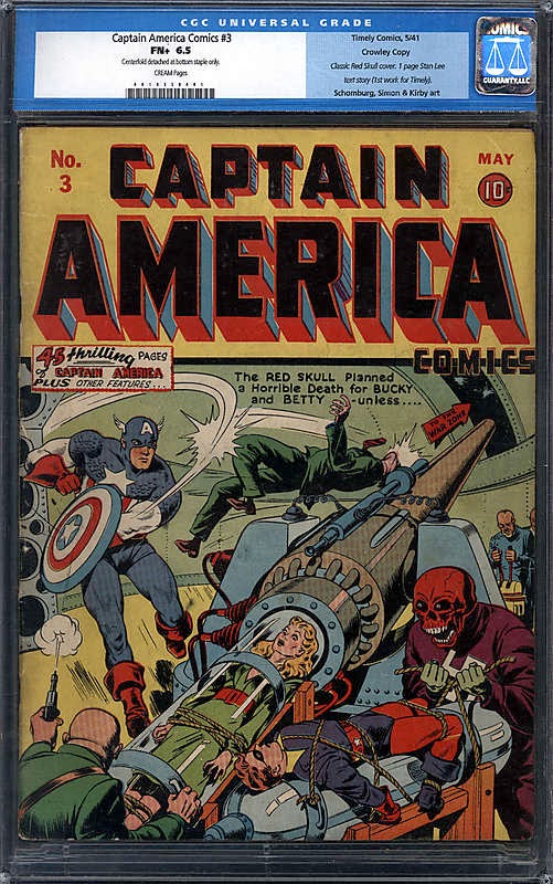 Comic Book Hunter & Gatherer: Captain America Comics #3 - Stan Lees ...