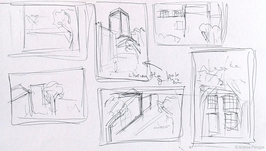 Andrew Perugia Artworks: Drawings: OCA Part 3: Assignment 3