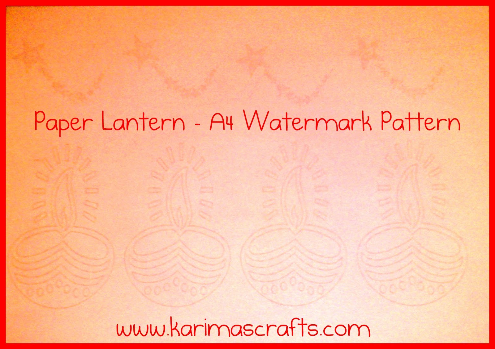 Karima's Crafts: Paper Lantern Tutorial