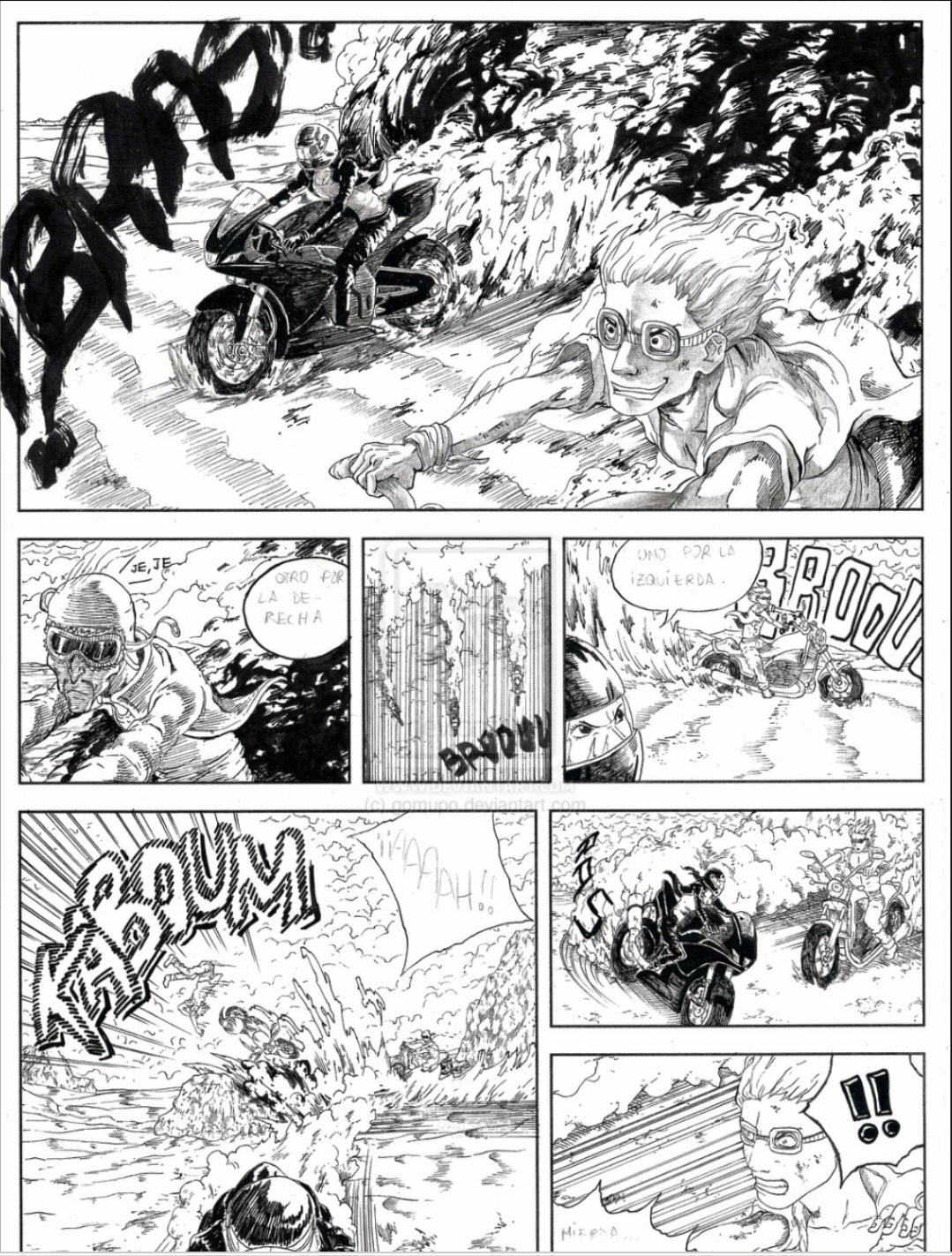 Art work and progression.: Starting comic designs