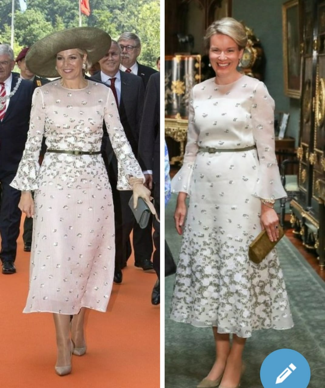 Queen Mathilde: Fashion Flashback: Seeing Double