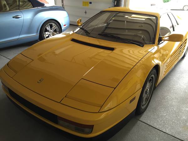 Rare Yellow, 1988 Ferrari Testarossa - Classic Auto Restorations