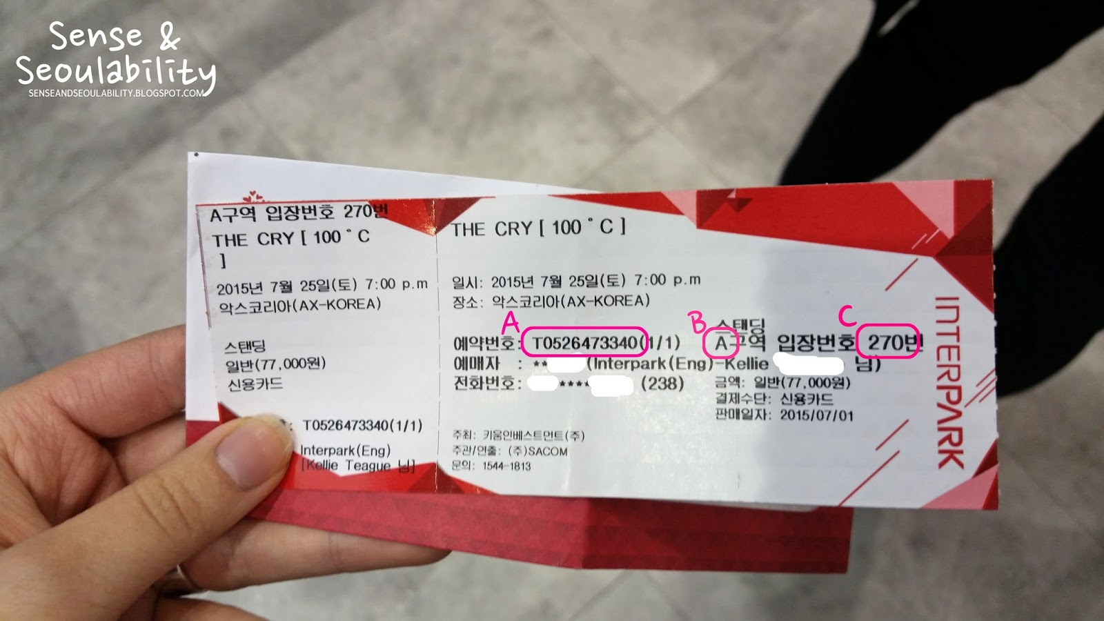 Sense and Seoulability : Going to Concerts in Korea with Interpark