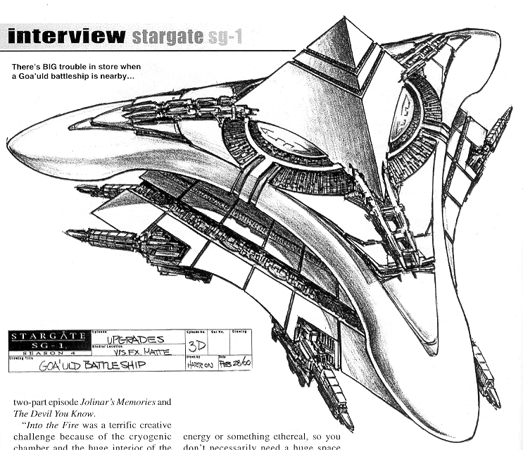 Stargate Goa'Uld Ha'Tak shape practical? | SpaceBattles