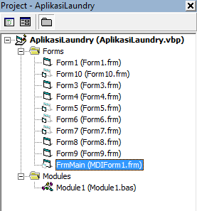 Source code Aplikasi Laundry (konsep) - vb - 'jadul'
