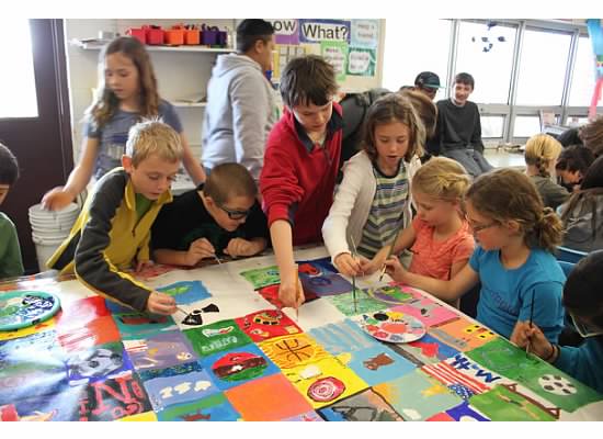 small batch art: Cultural Identity Mural collaborative art project with ...