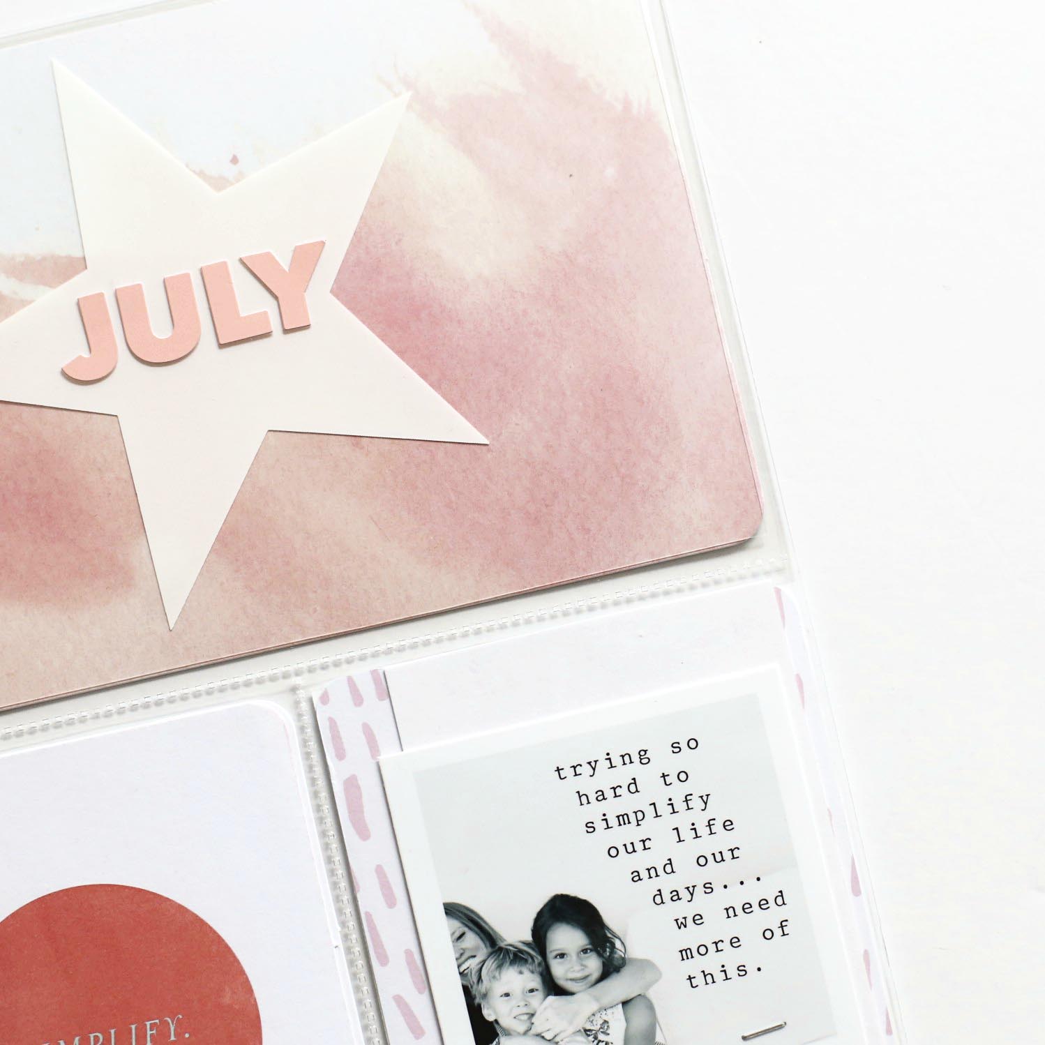 Stephanie Makes: July Project Life Album - Part II