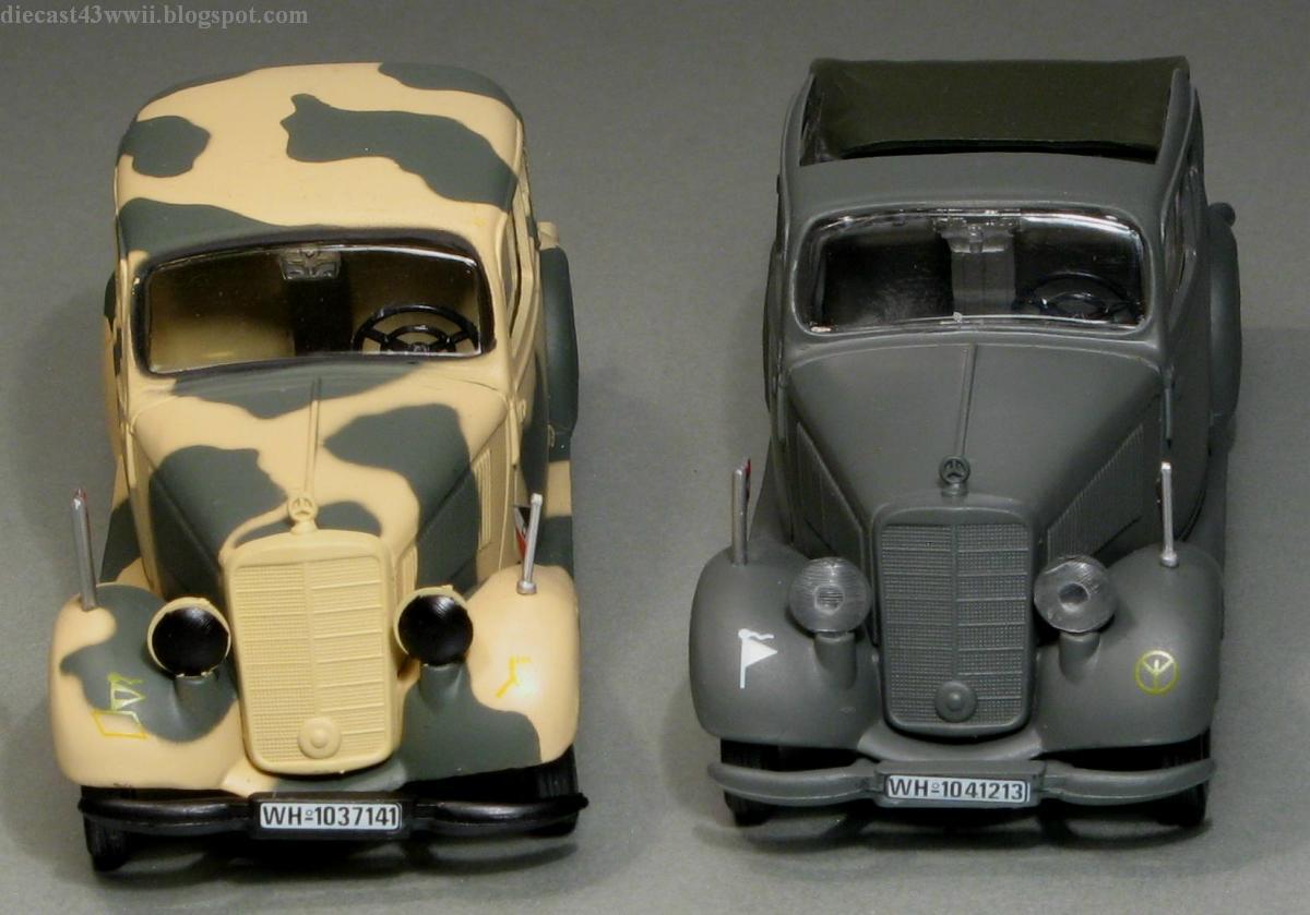 Military scale models: Mercedes 170V. Victoria