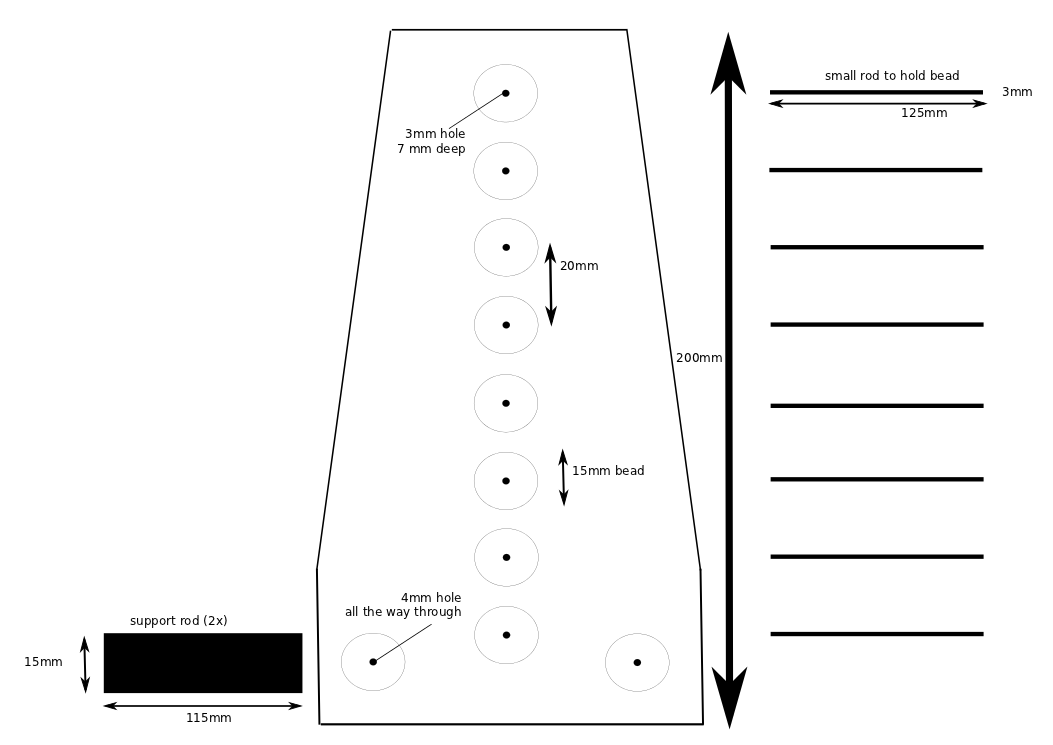 Random Thoughts on Java Programming: Creating A Binary Abacus