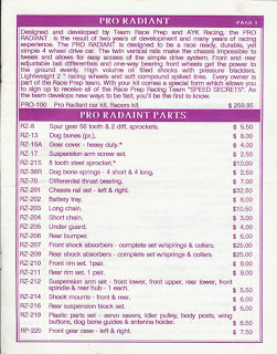 AT Vintage RC: KYOSHO / AYK / ASSOCIATED / TECNACRAFT: AYK PRO RADIANT