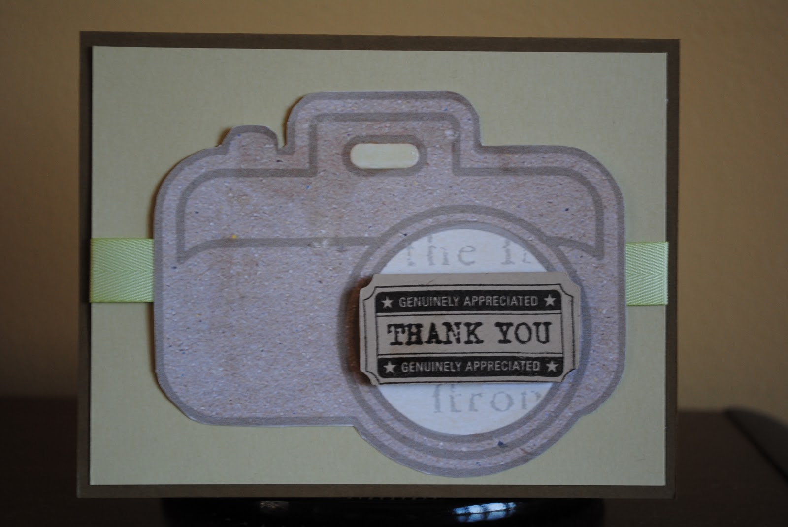 The Yellow Card: Camera Thank You