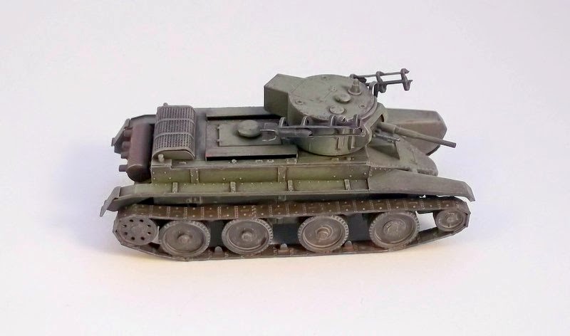 Gulumik Military Models: BT-5 with rocket mounting RS-132 1/72 UM - Gallery