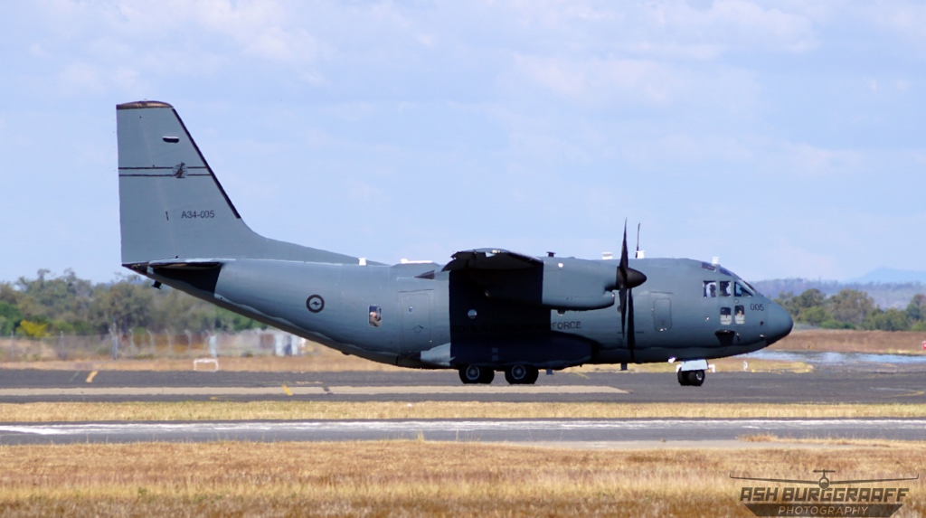 Central Queensland Plane Spotting: RAAF Alenia C-27J Spartan Transport ...