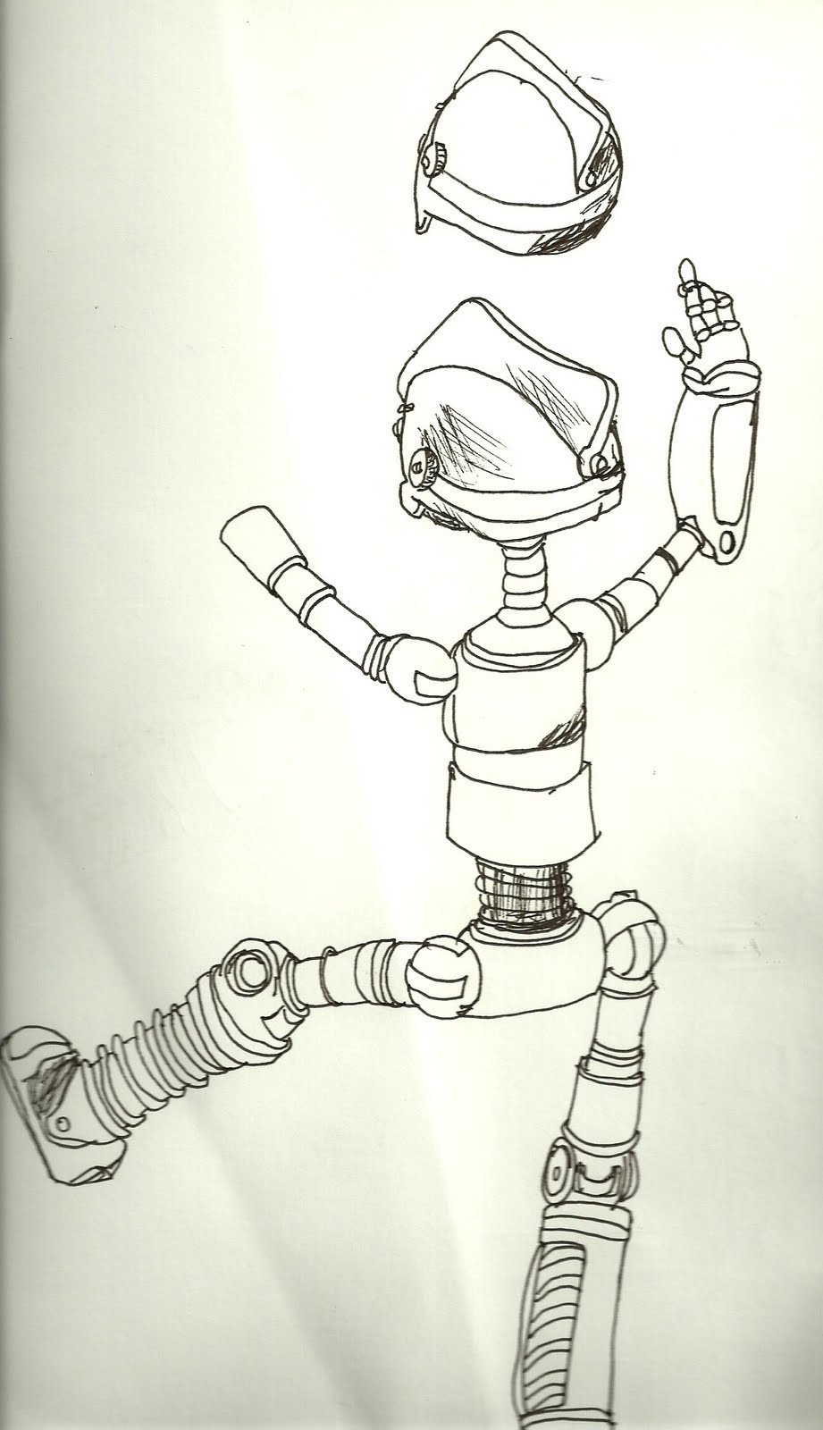 Best Loved Illustrators: Laura Roy's Robot Drawings