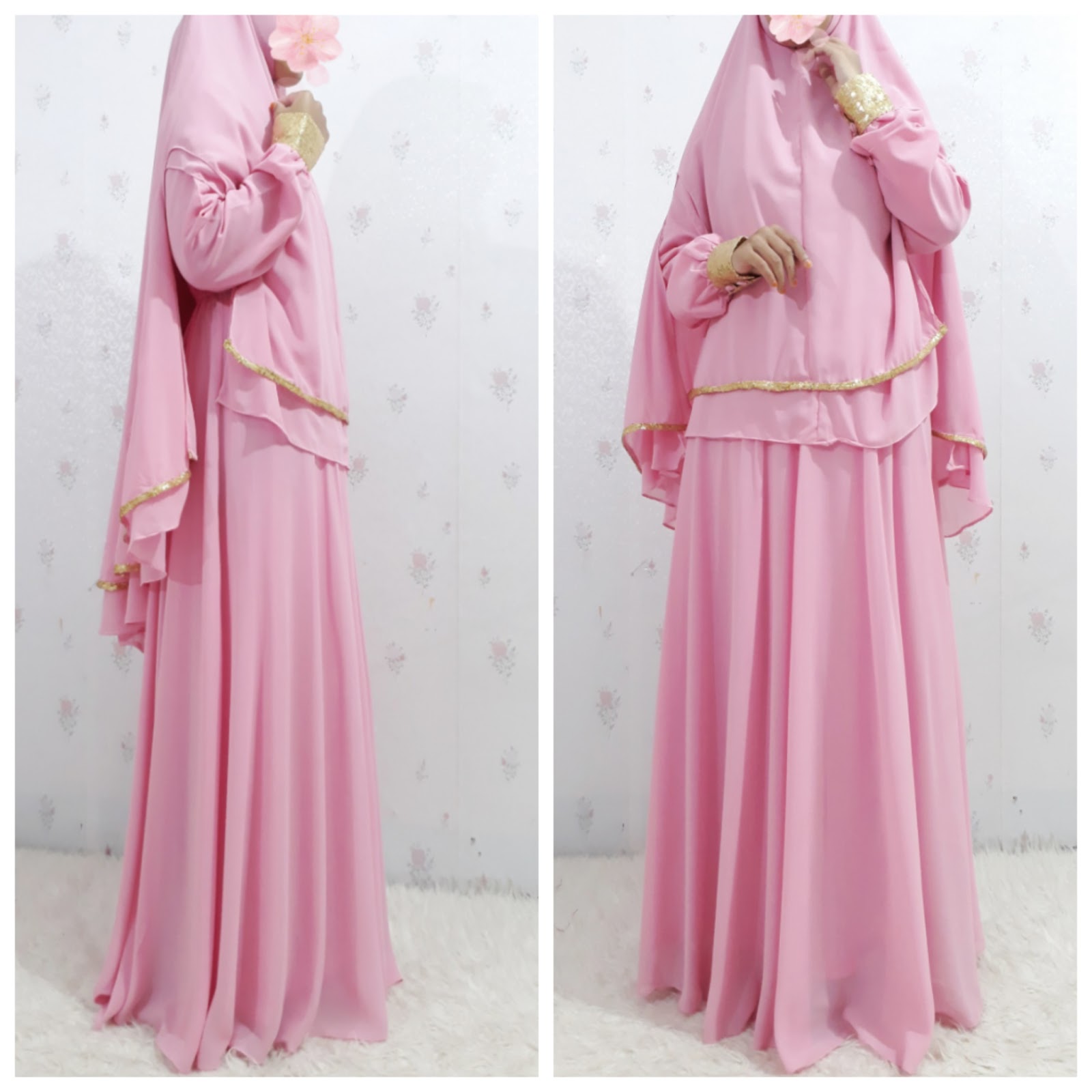 Gamis Hum.com: GAMIS 1set ( GAMIS DAN KERUDUNG )