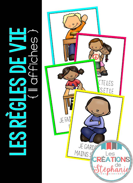 Les créations de Stéphanie: Les règles de vie (11 affiches)