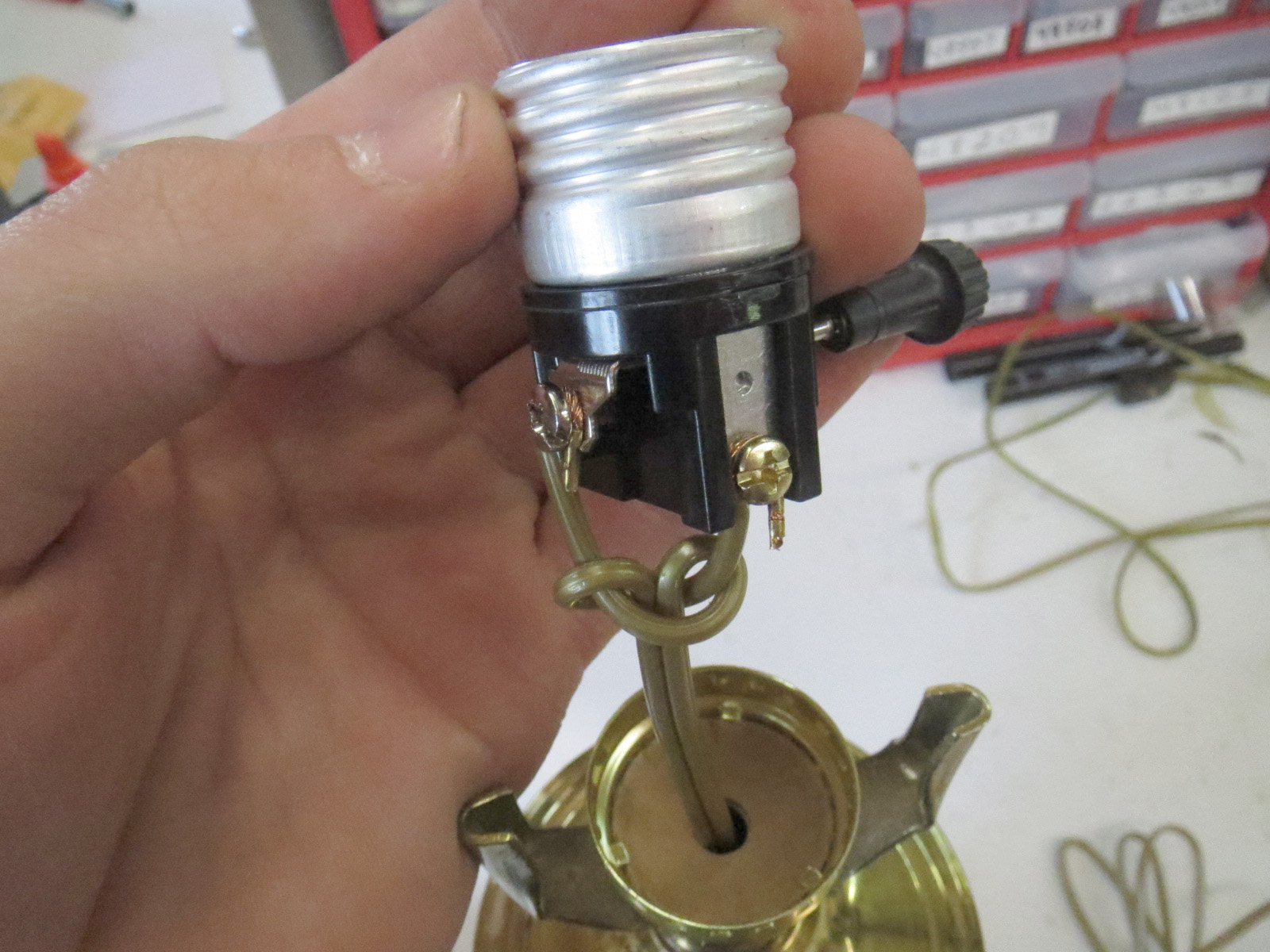 Lamp Parts and Repair | Lamp Doctor: Porcelain Table Lamp Repair - New ...