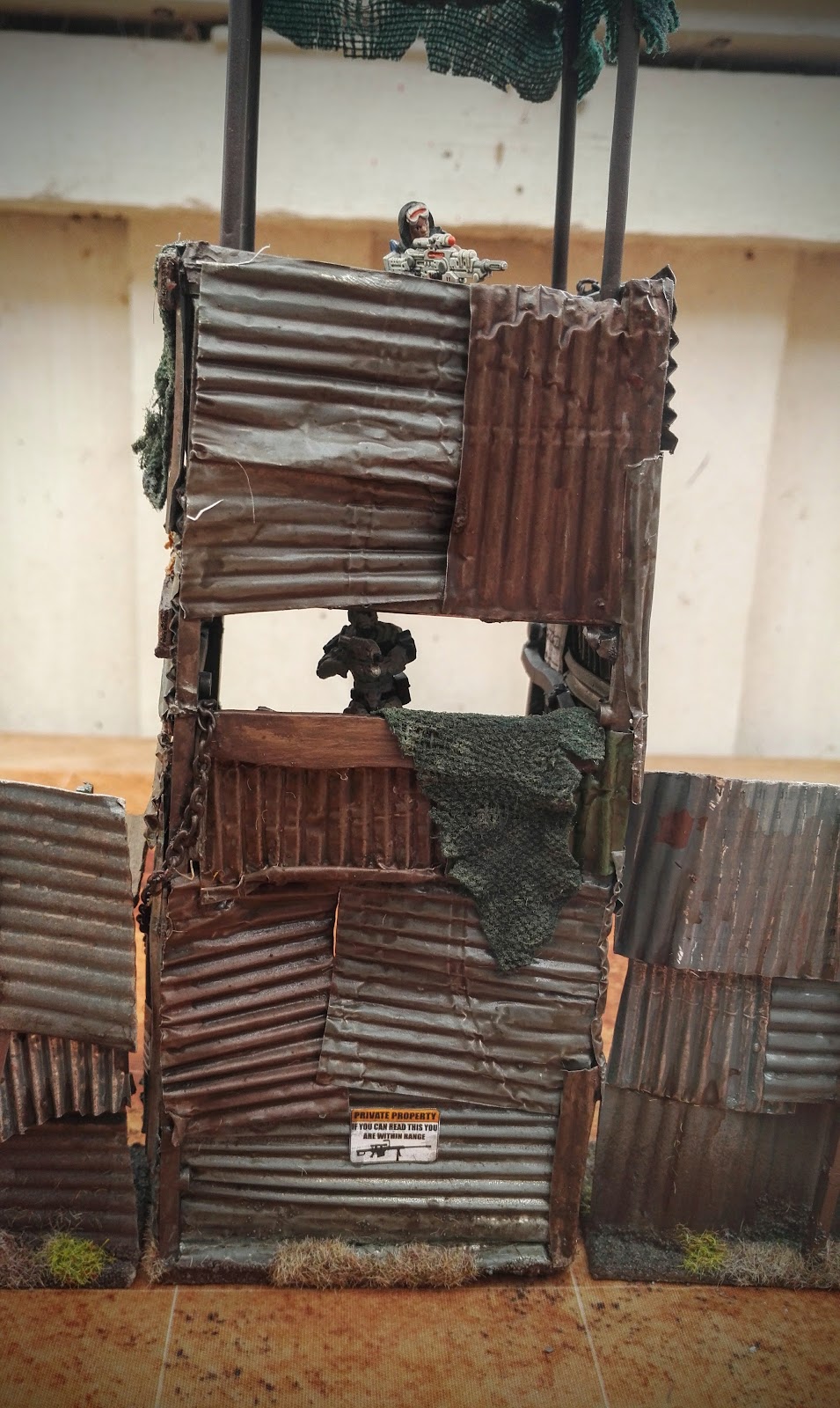 Bloodbeard's Garage: Tutorial: Scrap metal guard tower