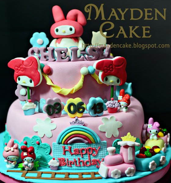 Mayden Cake & Personalized Gifts: My Melody Themed Birthday Cake