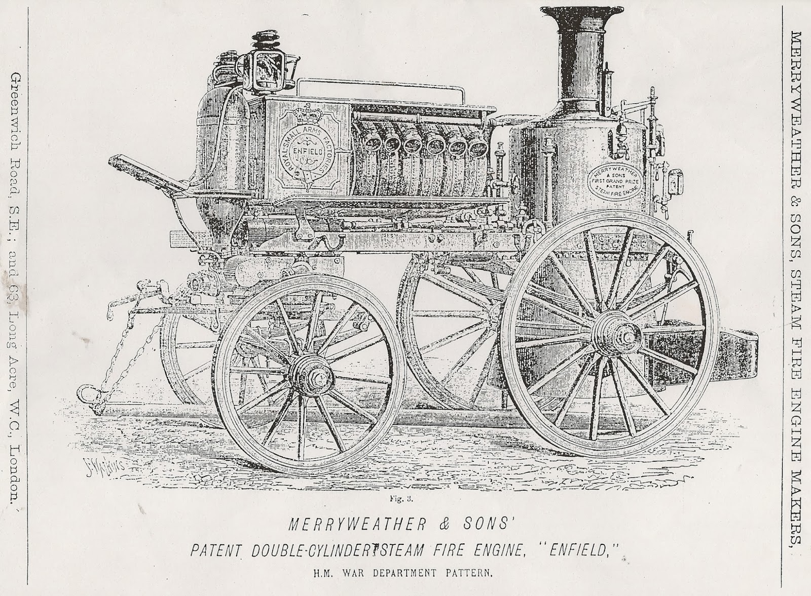 Greenwich Industrial History: Merryweather Fire Engine Enfield