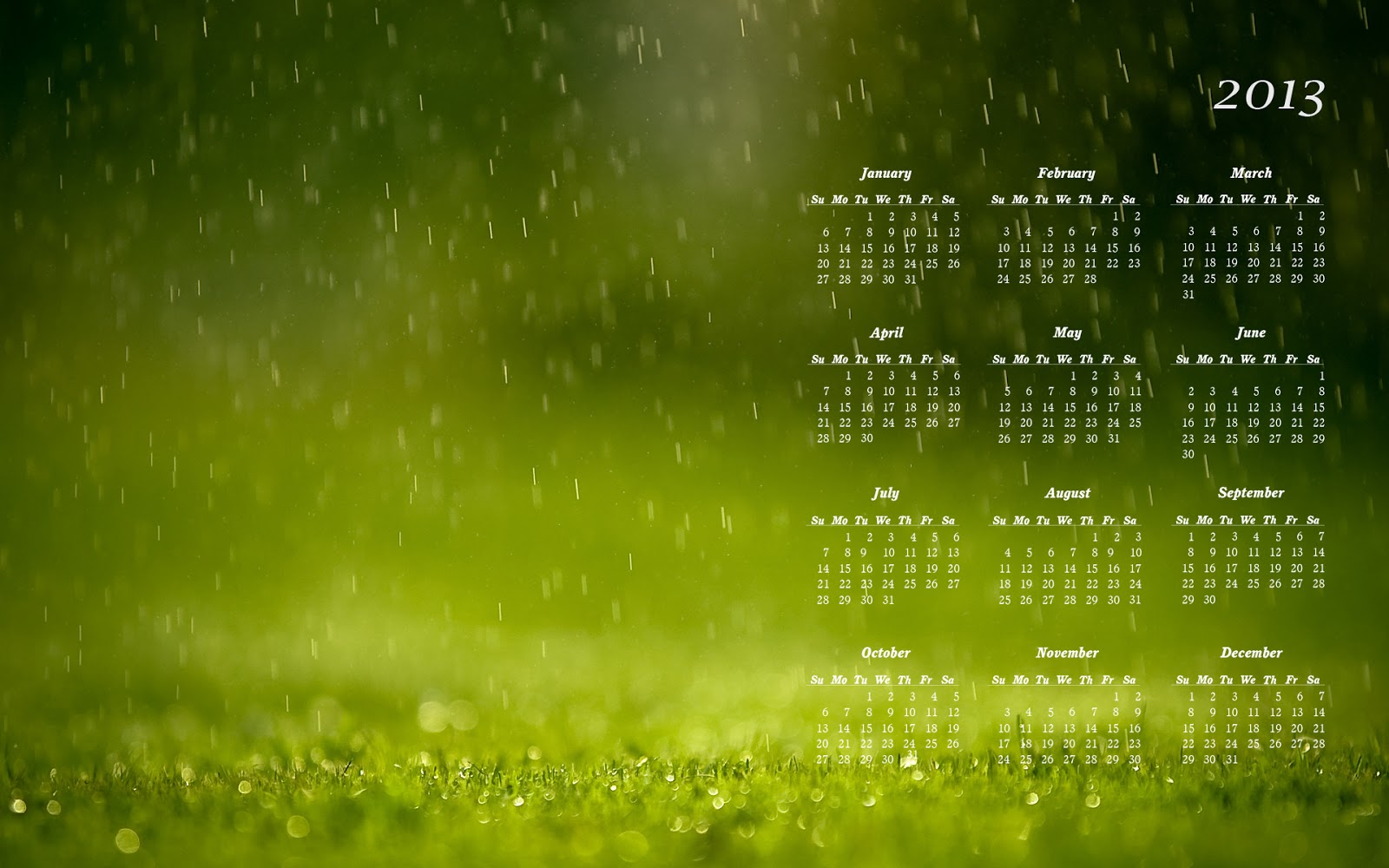 New Year Calendar 2013 | Calendar 2013 | 2013 Calendar Desktop ...