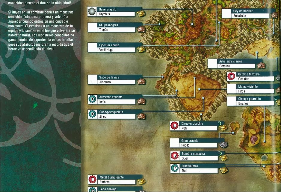 Guia de Dragon Quest VIII: Mapas