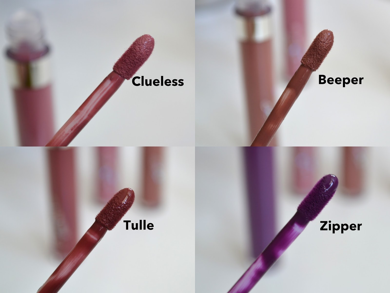 Aquaheart: ColourPop Ultra Matte Lip (4 Shades) - Swatches and Review