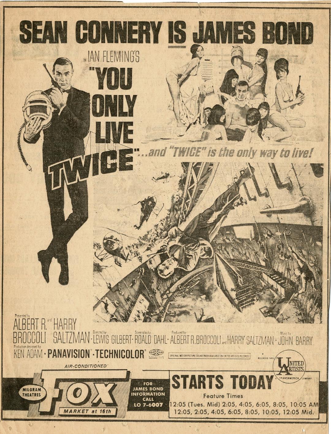 Greenbriar Picture Shows: Where 007 Loomed Large