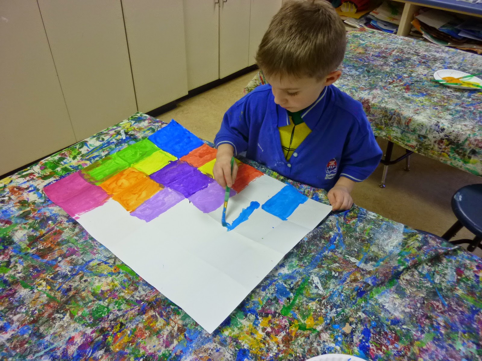 Mrs. Werner's Art Room: Kinder Alphabet Paintings