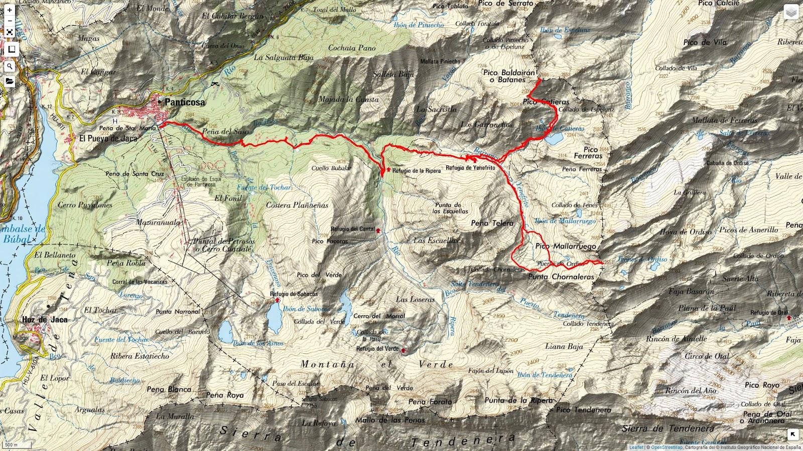 Unas rutas con Sendas de Madrid ---: De Panticosa al pico Baldairán y ...