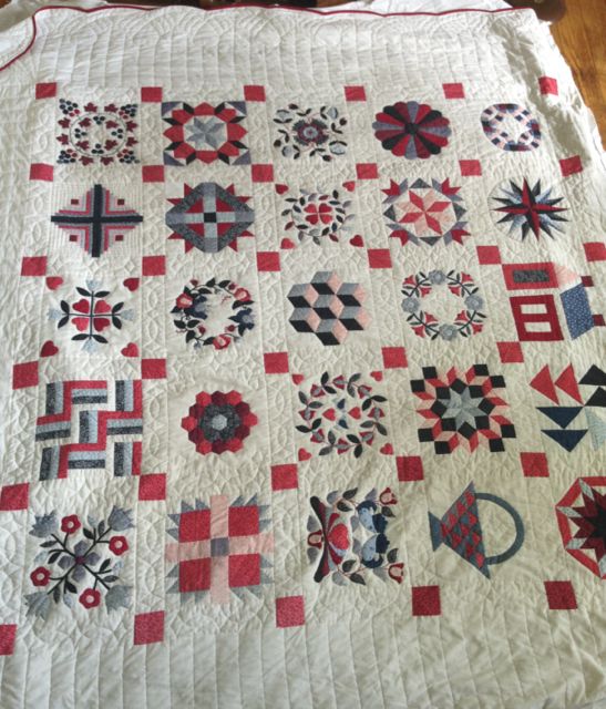 Ann Quilts: Amish-made Sampler Quilt