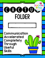 *The Teaching Oasis*: Communication Folder Inserts