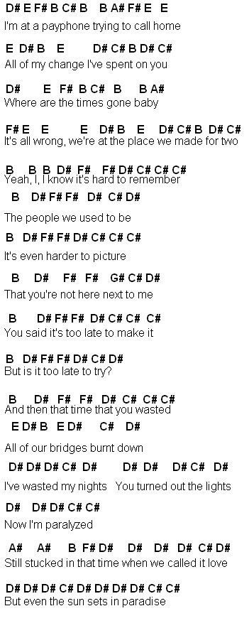 PAYPHONE01.bmp 351×891 pixels | Clarinet music, Flute sheet music ...