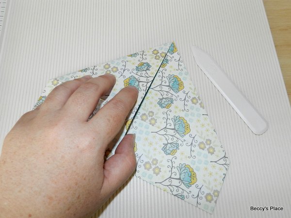 Beccy's Place: Tutorial - Diamond Fold Card