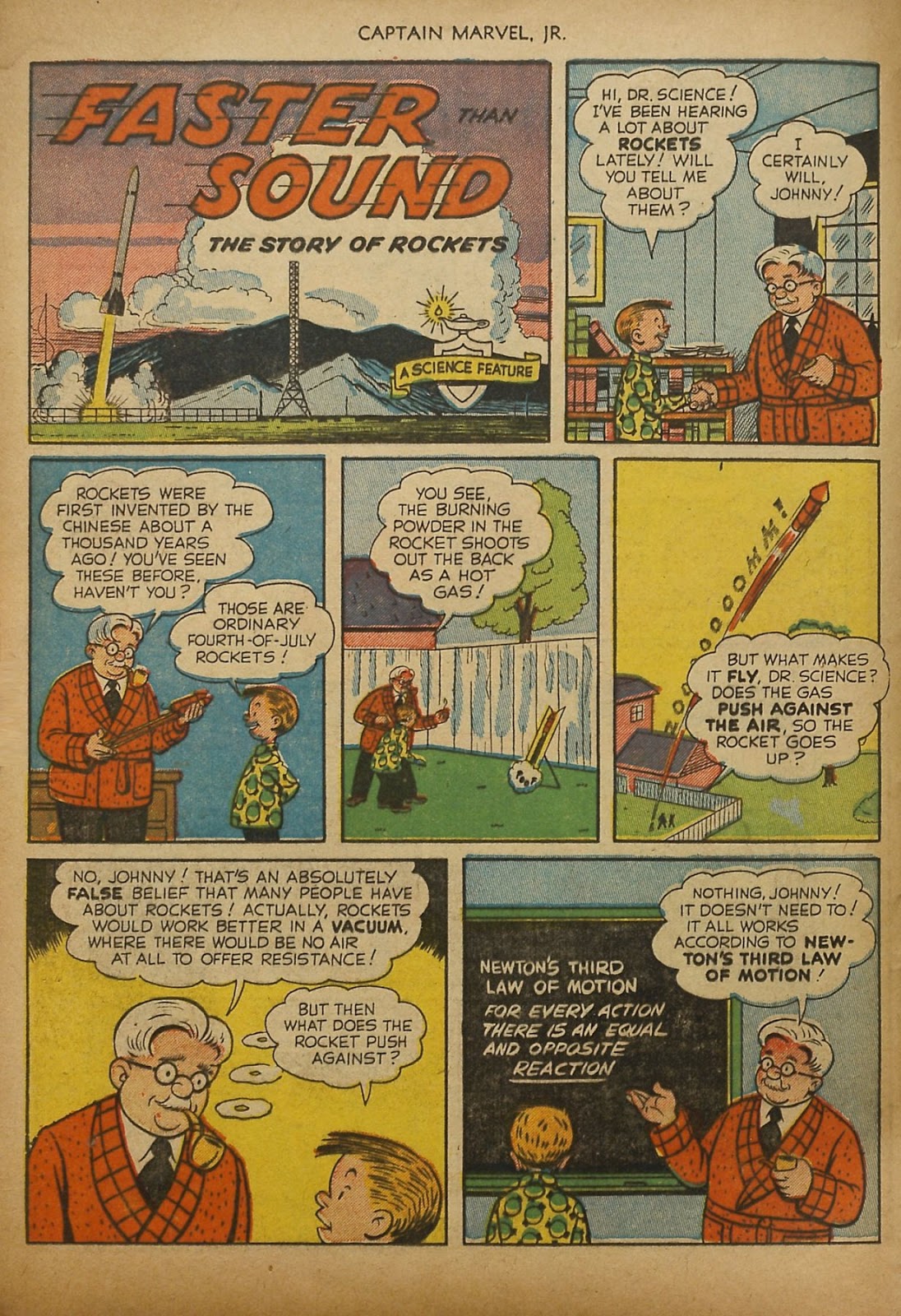 Four-Color Shadows: Dr. Science-C.C. Beck-1952