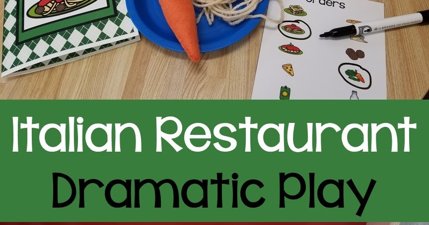 Apples to Applique: Italian Restaurant Dramatic Play