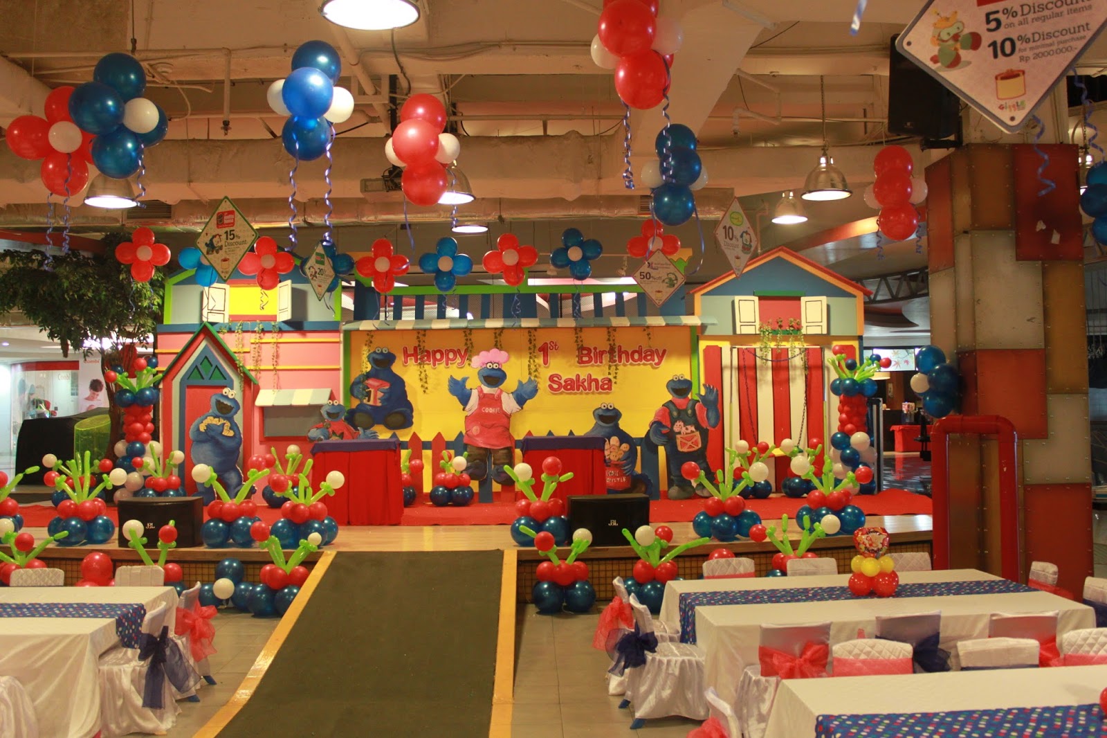 dekorasi cookie monster