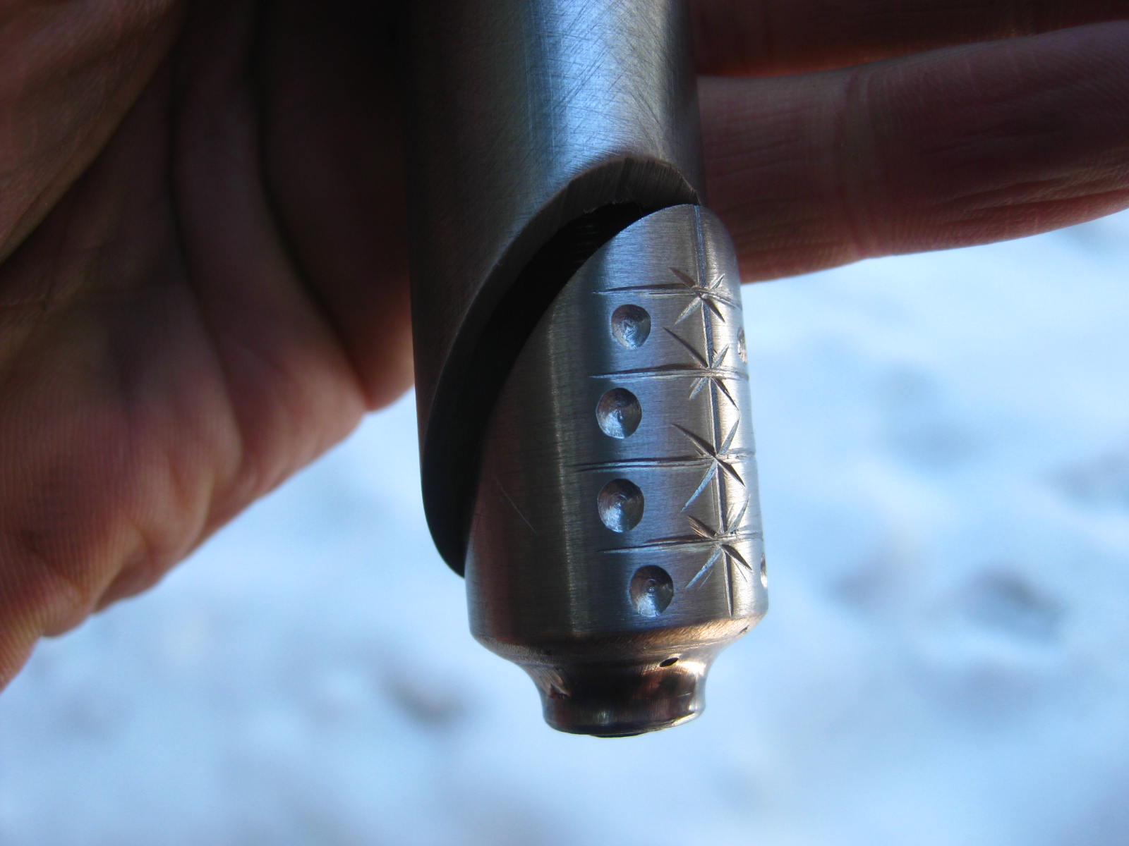 thatcher: finished 67 degree stem w/ wedge