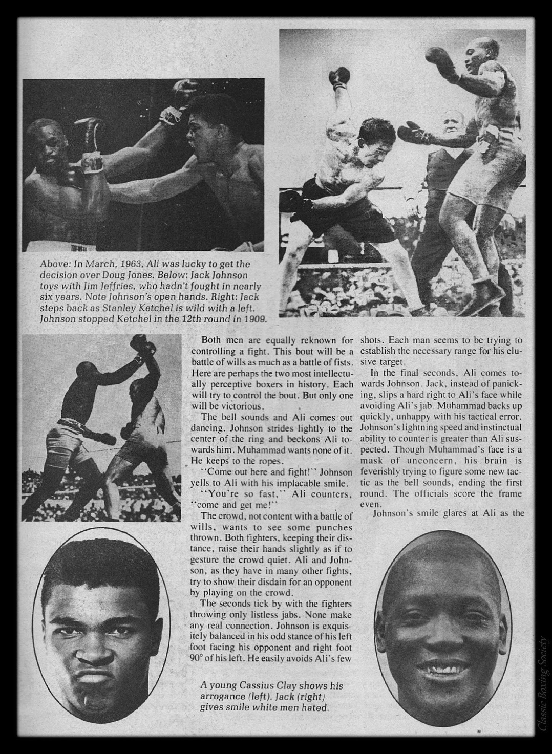 Muhammad Ali v Jack Johnson - Fantasy Fight - BoxRec